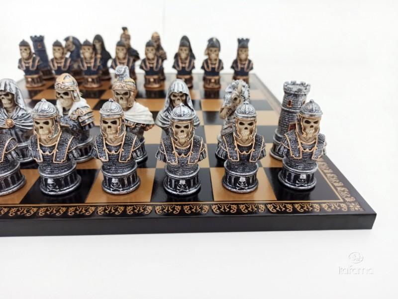 Skeleton Warrior Chess Set | Gothic Gifts