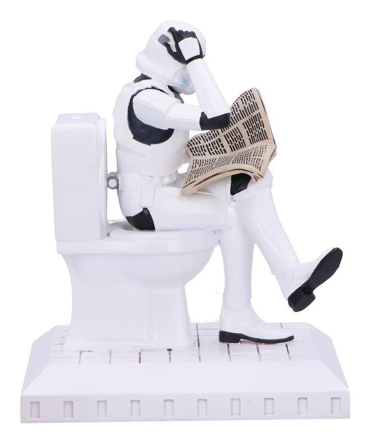 Original Stormtooper Pooper Trooper On a Toilet Figurine | Gothic Gifts