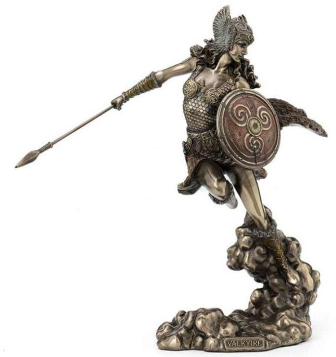 Valkyrie Warrior Maiden Bronze Statue | Gothic Gifts