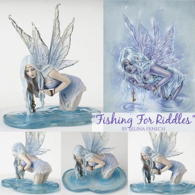 Fishing for Riddles - Fairy in Water Figurine by Selina Fenech ...