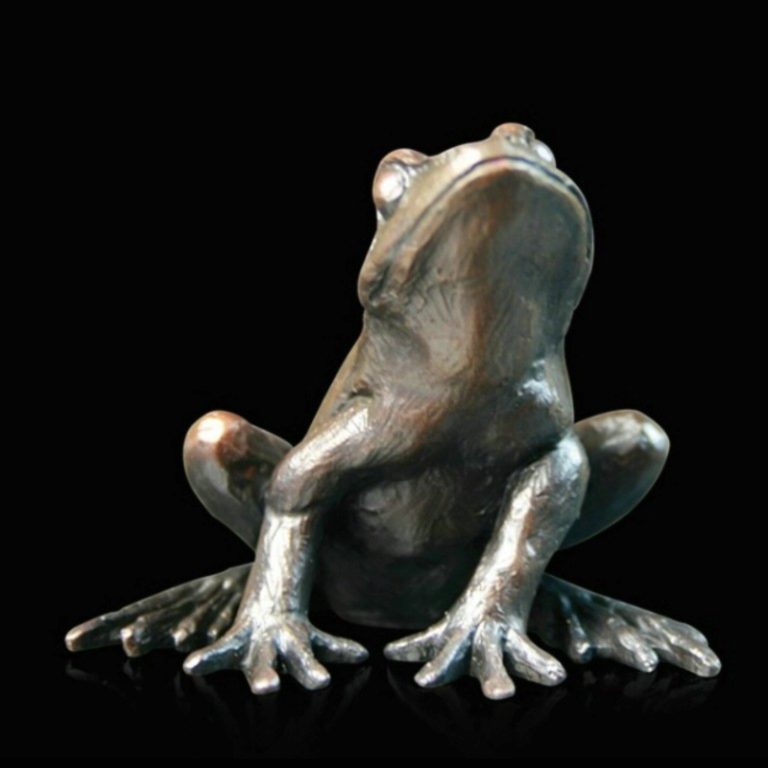 Frog Alert Bronze Figurine (Limited Edition) Keith Sherwin | Bronze Gifts