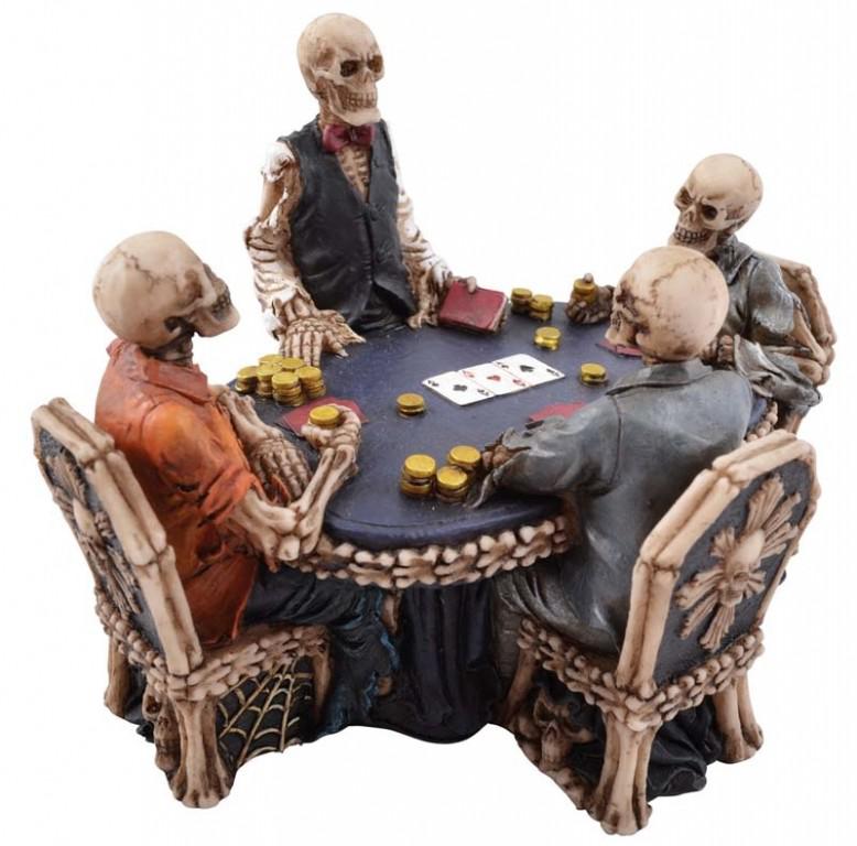 Skeleton Poker Game | Gothic Gifts