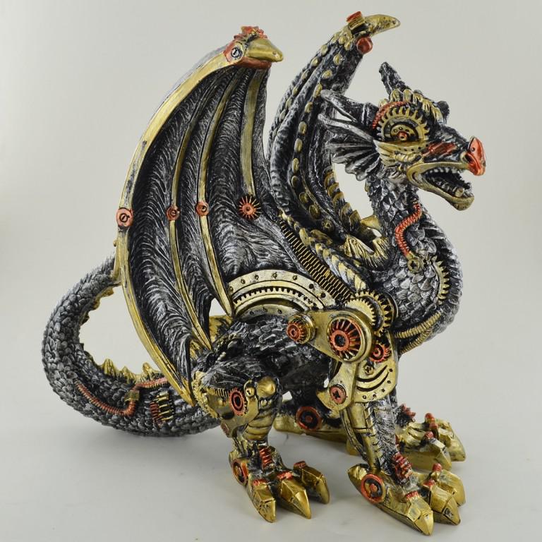 Steampunk Dragon Guard Figurine | Gothic Gifts