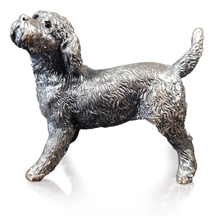 Cockapoo Dog Standing Bronze Sculpture by Michael Simpson (Richard ...