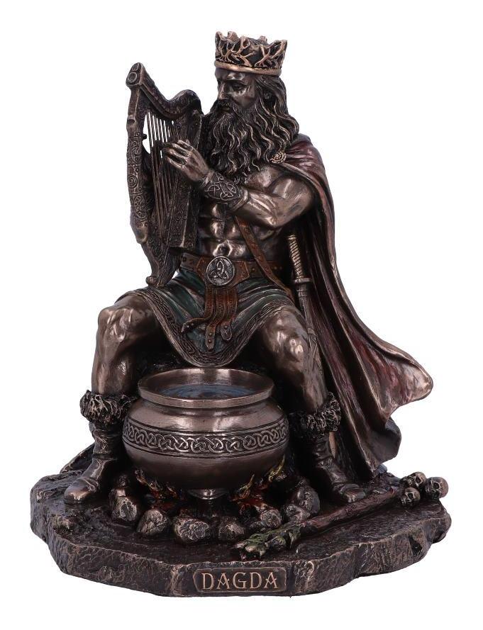 Dagda King of Tuatha de Danann Celtic Deity Bronze Figurine | Bronze Gifts