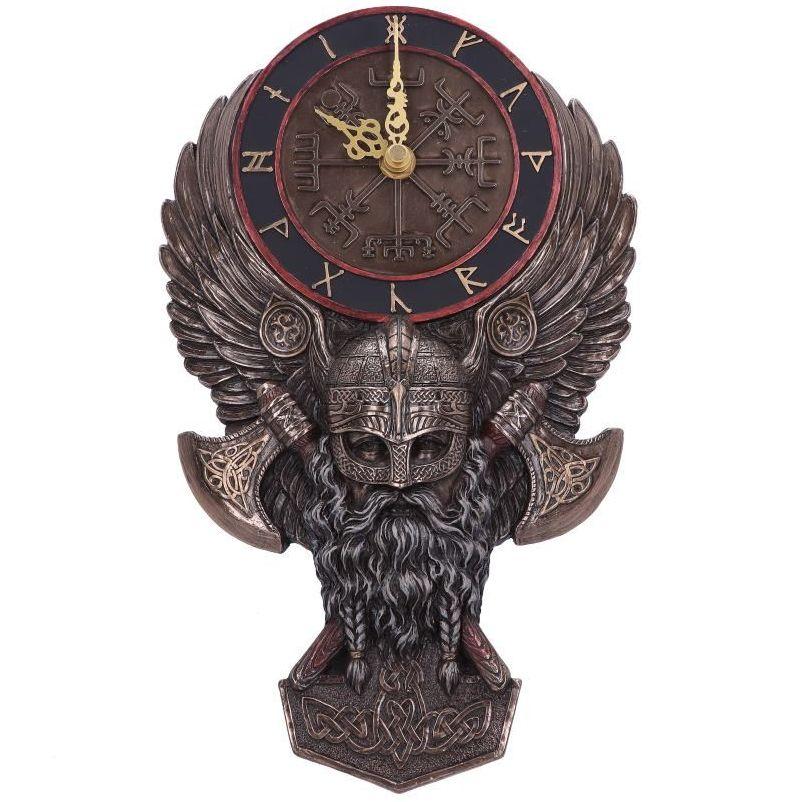 Runic Viking Norse Vegvisir Wall Clock | Gothic Gifts