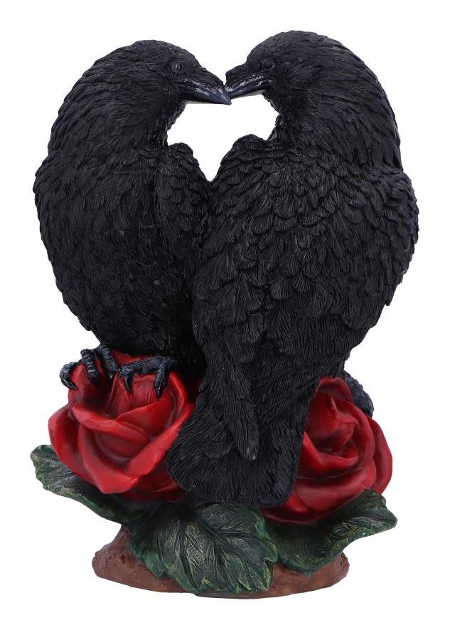 Raven Romance Figurine 20cm | Gothic Gifts