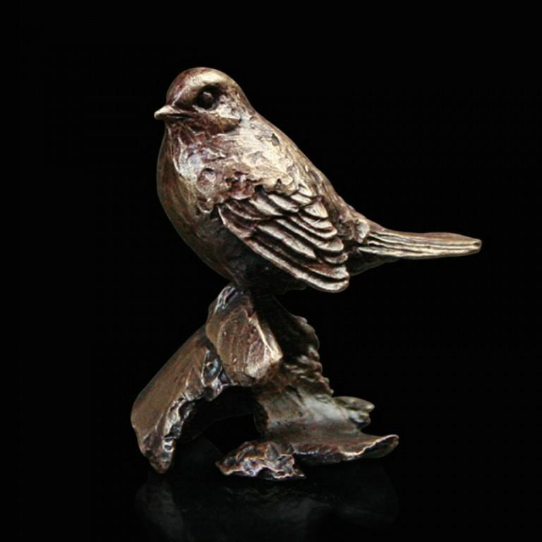 Robin Bronze Miniature (Butler and Peach) | Bronze Gifts