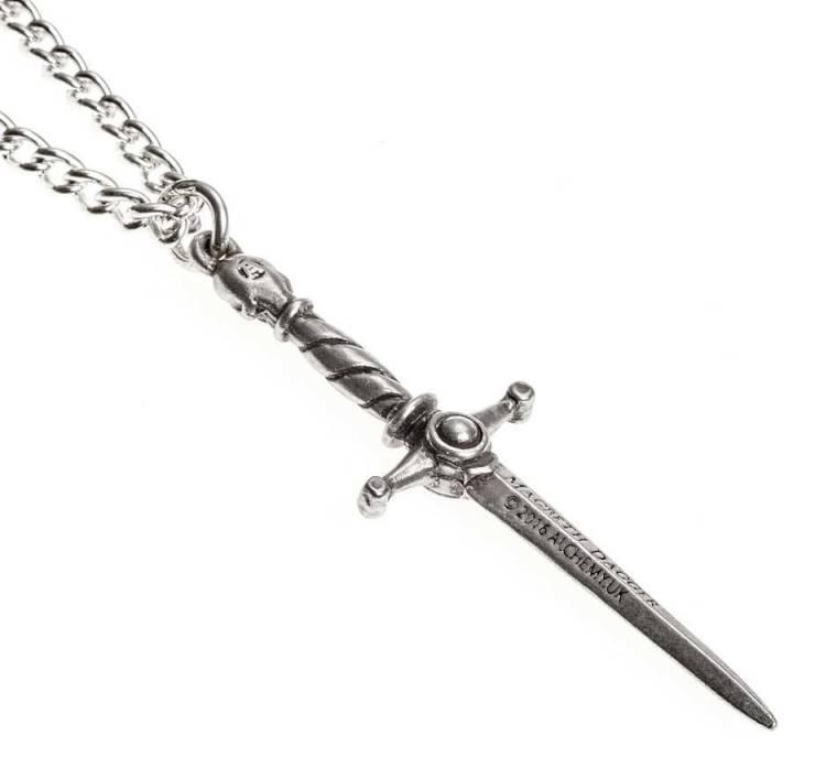 Hand of Macbeth Sword Pewter Pendant (P780) | Gothic Gifts