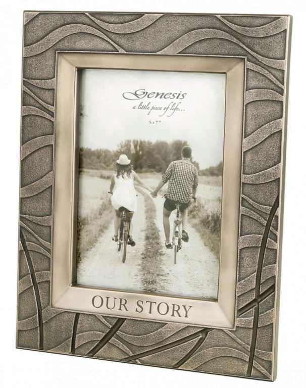Our Story Frame Bronze (Photo size 7 x 5 inches) | Bronze Gifts