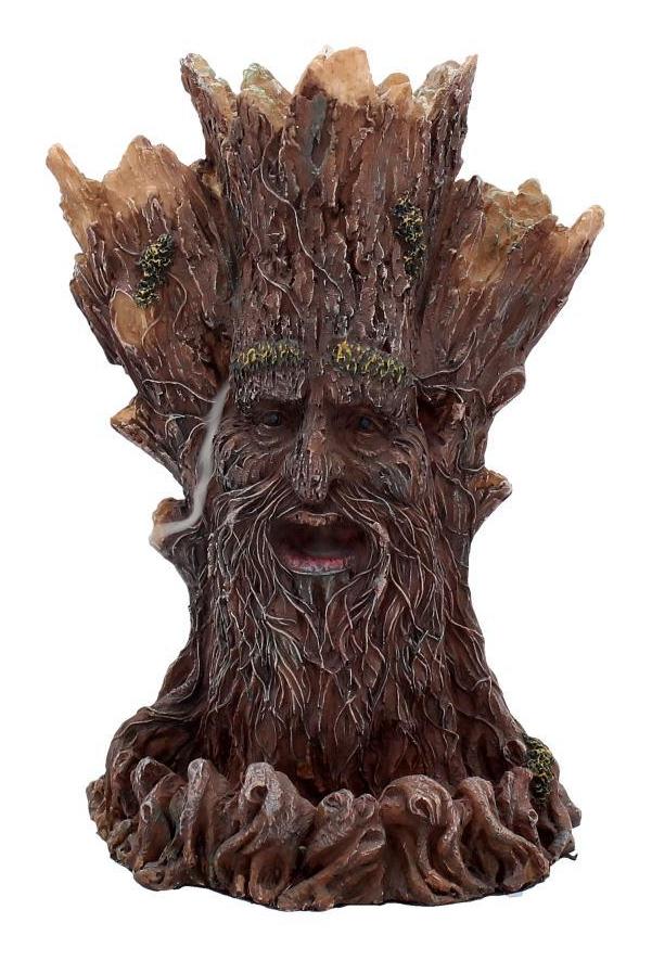 Tree Spirit Green Man Backflow Incense Burner/tower 19cm | Gothic Gifts